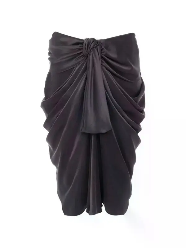 Chloé Knot Skirt - Grey