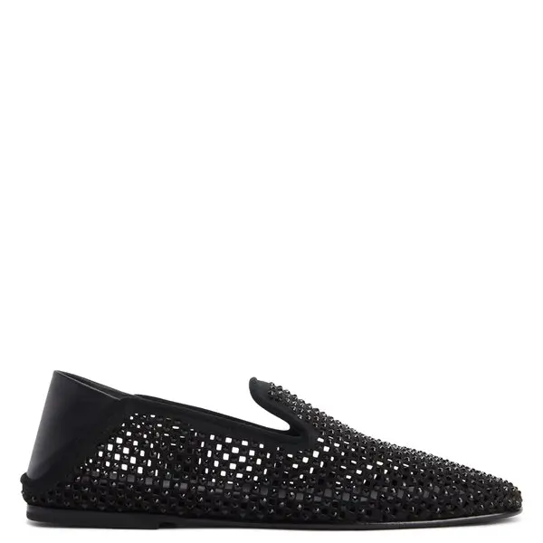 GIUSEPPE ZANOTTI Everett Rhinestone Loafers - Black