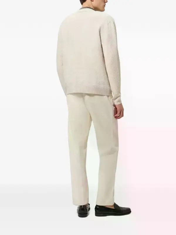 Missoni Textured V-neck Cardigan - Neutrals