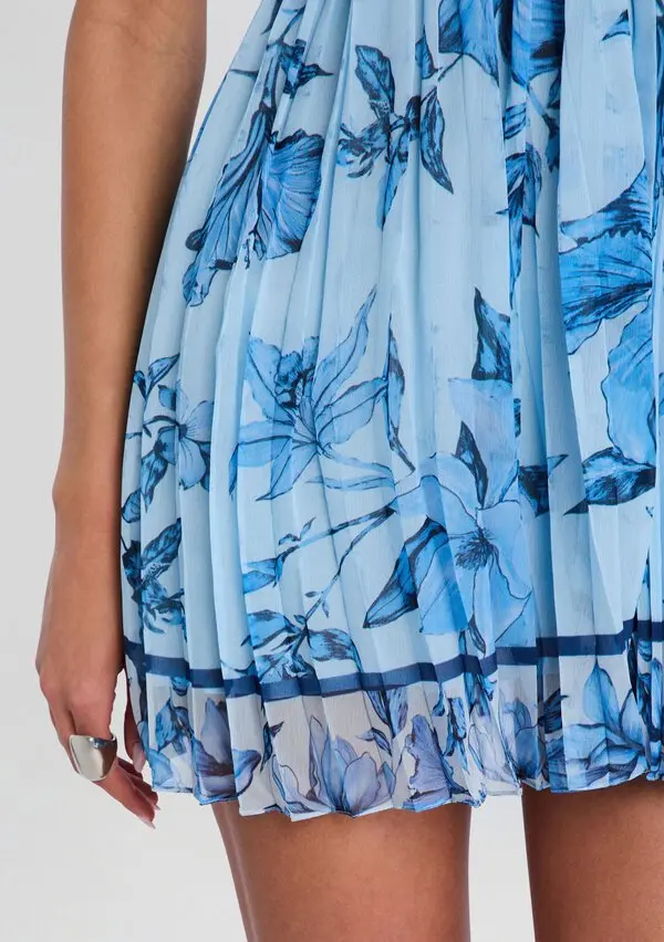 Rococo Sand Milo Pleated Mini Dress