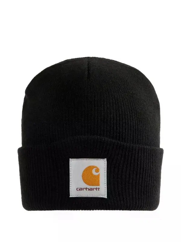 Carhartt Work In Progress Logo-patch Beanie - Black
