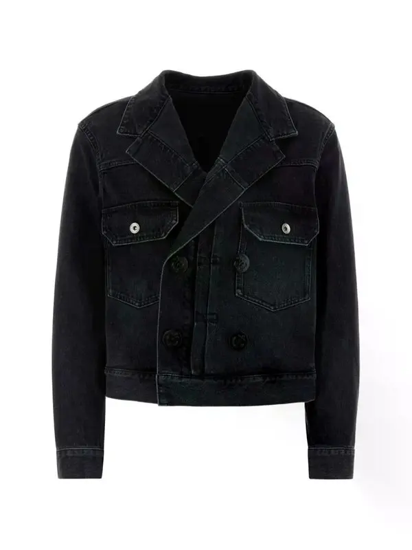 Sacai Double-breasted Jacket - Black