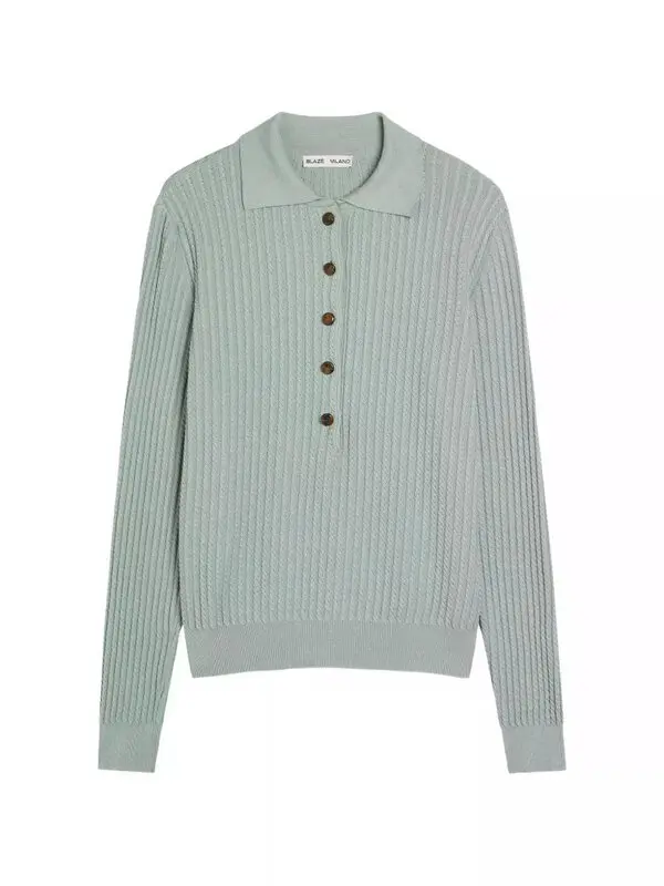 BLAZÉ MILANO Alegria Knitted Top - Green
