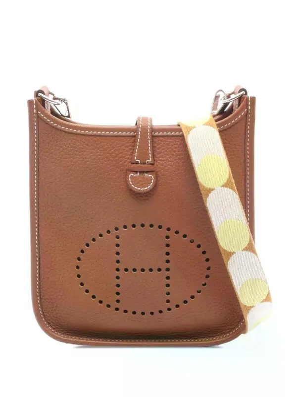 Hermès 2021 Clemence Evelyne Tpm Crossbody Bag - Brown
