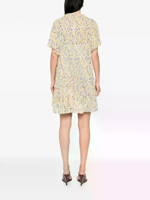 Ulla Johnson Rylan Floral Mini Dress - Neutrals