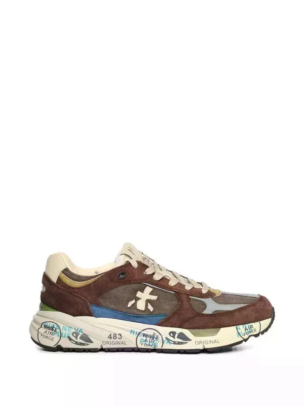 Premiata Mase 25 Logo Detail Sneakers - Brown
