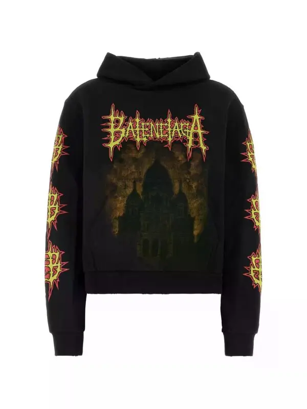 Balenciaga Sacré Coeur Hoodie - Black