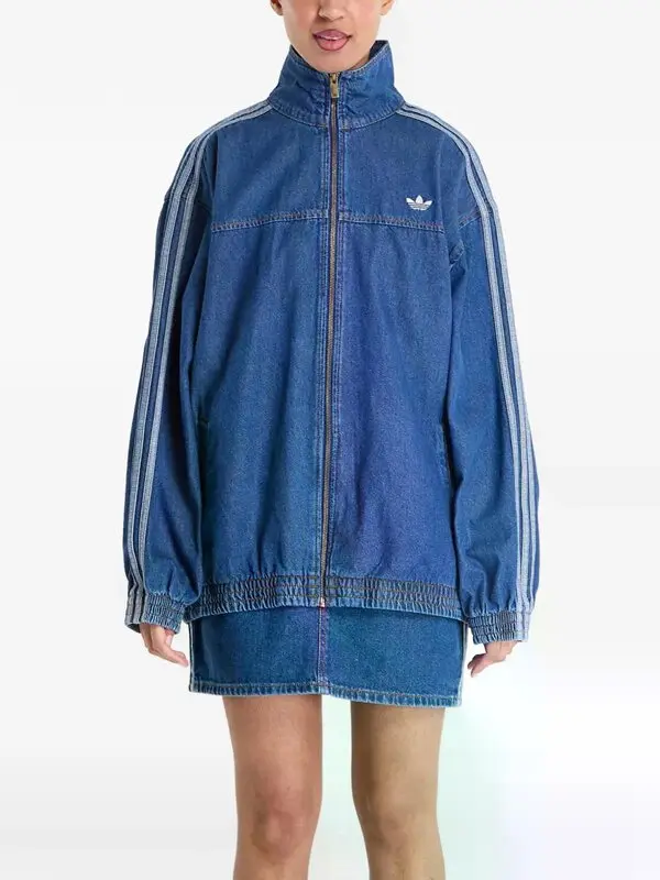 Adidas Firebird Adilenium Denim Jacket - Blue