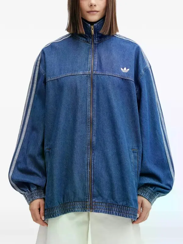 Adidas Firebird Adilenium Denim Jacket - Blue