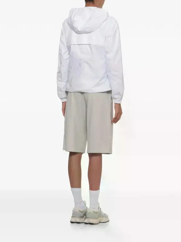 K-WAY Logo-detail Jacket - White
