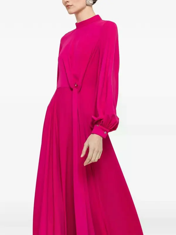 NISSA High-neck Maxi Dress - Pink