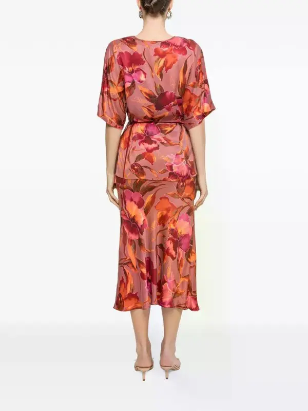 NISSA Printed V-neck Top