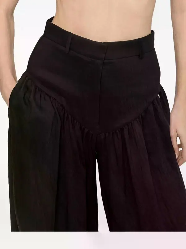 NISSA Balloon Fit Trousers - Black