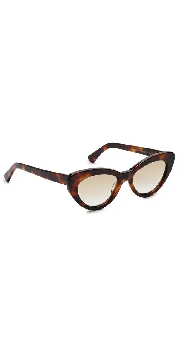 Illesteva Pamela Sunglasses - Havana W/ Taupe Flat Gradient