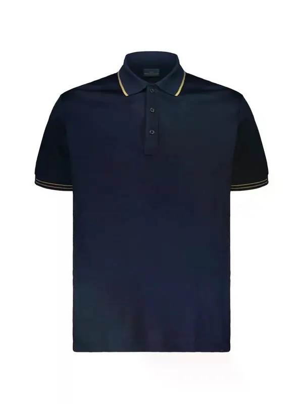 Paul & Shark Contrast-trim Polo Shirt - Blue
