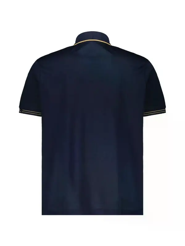 Paul & Shark Contrast-trim Polo Shirt - Blue
