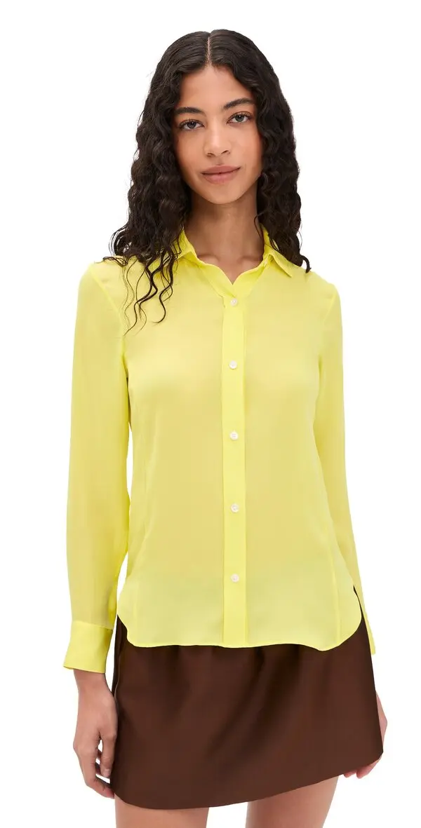 Renggli Georgette Button-up Shirt - Margarita
