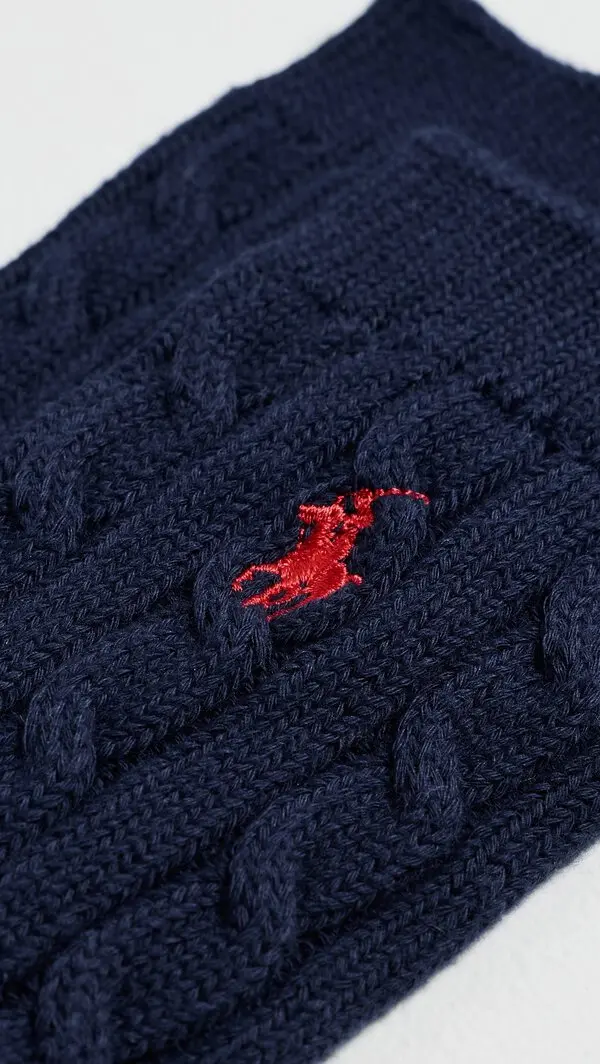 Polo Ralph Lauren Cable Knit Socks - Navy