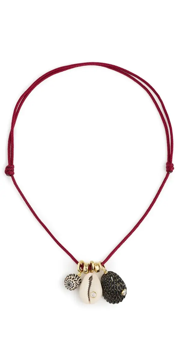 Éliou Drift Necklace - Burgundy