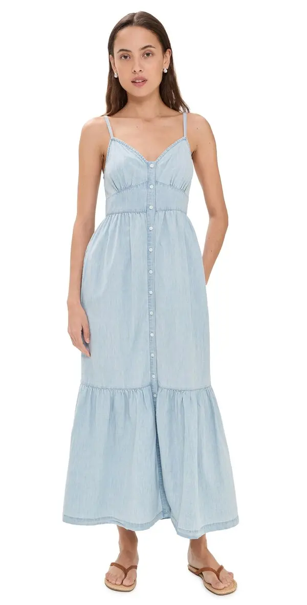 Xirena Greta Midi Dress - Air Blue
