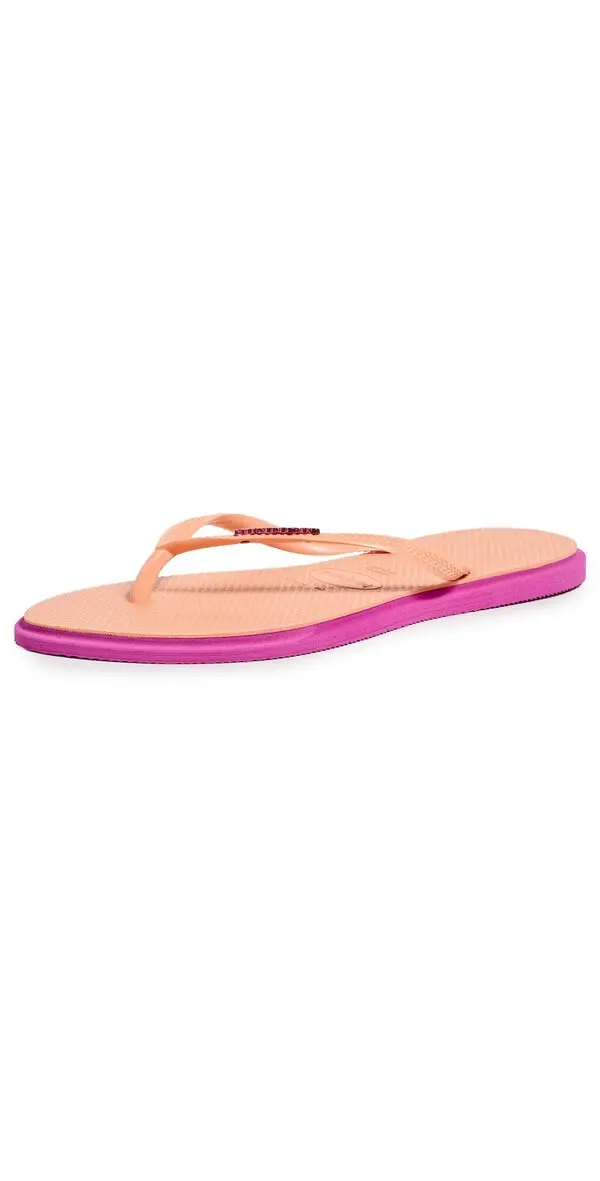 Havaianas Slim Point Sandals - Rose Gum