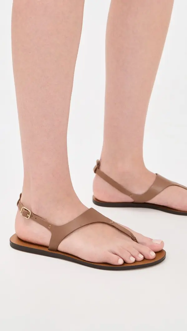 Manebí Leather Shell Embellished Sandals