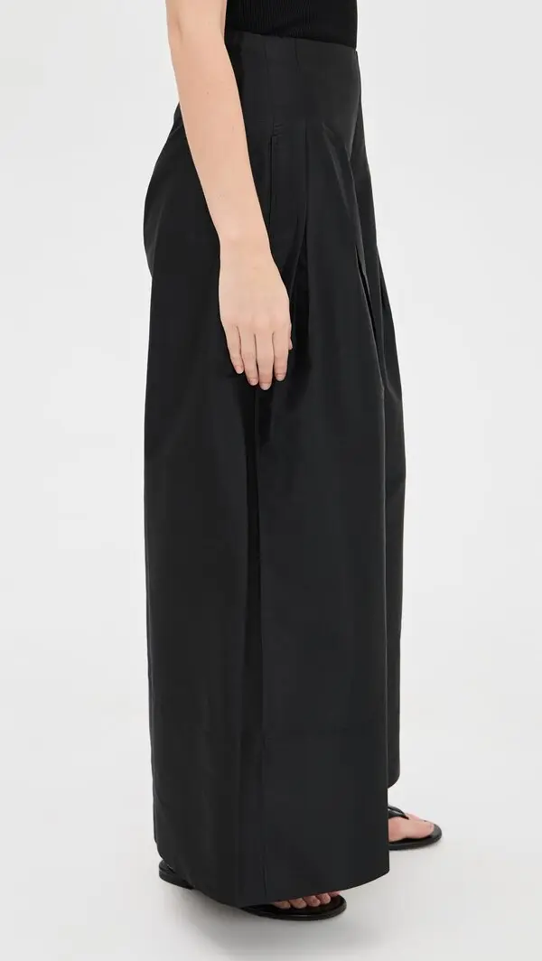 Chan Luu Techno Taffeta Trousers