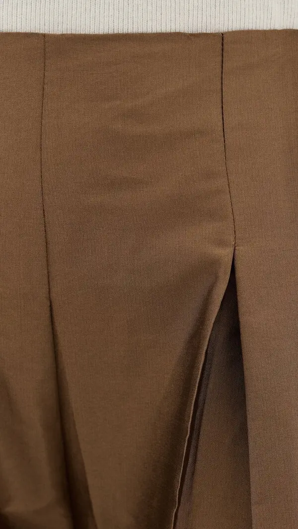 Chan Luu Techno Taffeta Trousers - Bronze