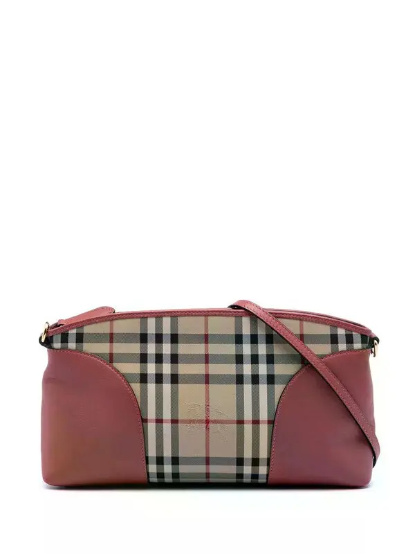 Burberry Haymarket Check Coated Canvas Chichester Crossbody Bag - Neutrals