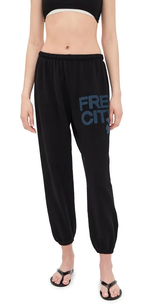FREECITY Stretch French Terry Sweatpants - Moonshadow