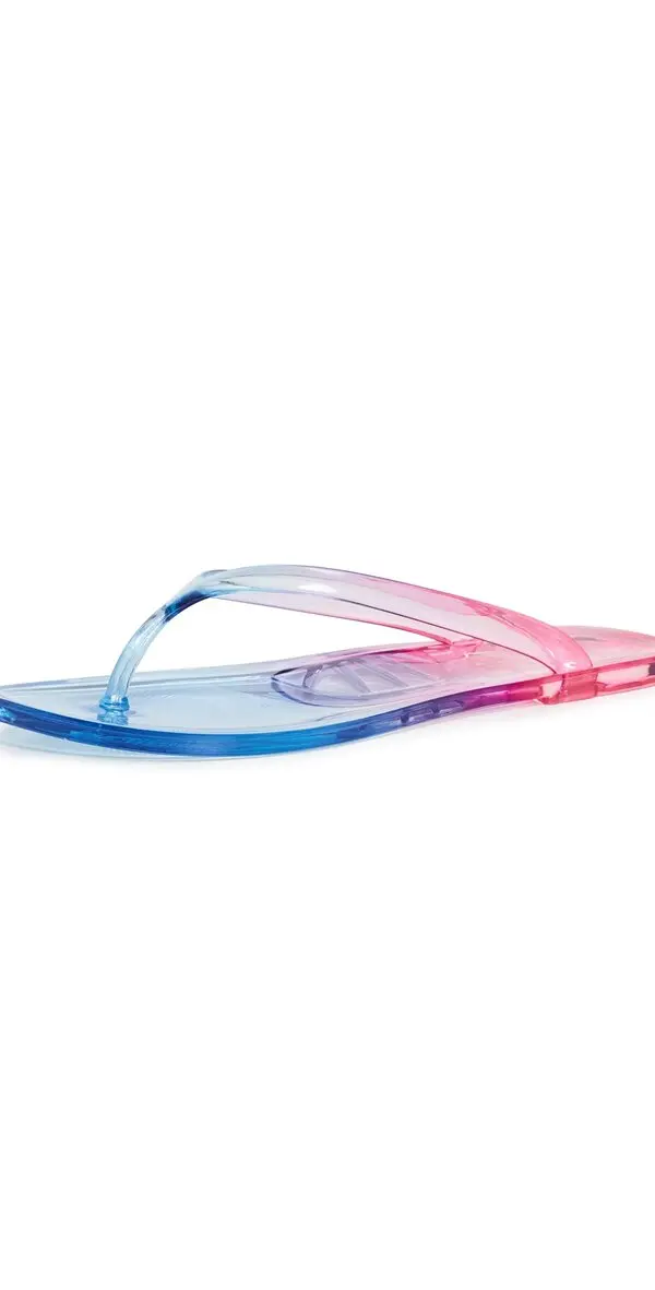 Jeffrey Campbell Beach Day Jelly Flip Flop - Blue Fuchsia Gradient