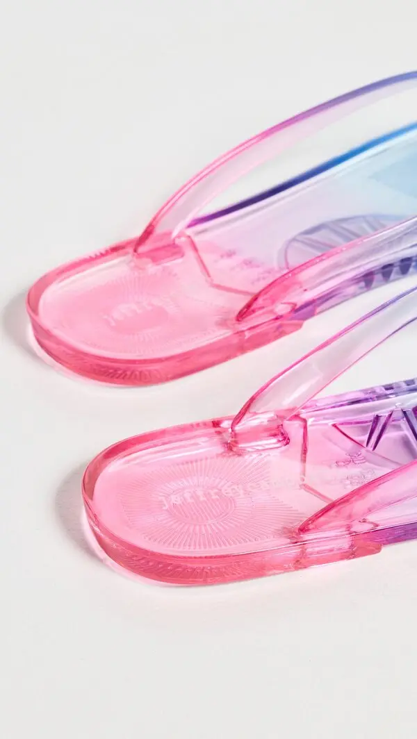 Jeffrey Campbell Beach Day Jelly Flip Flop - Blue Fuchsia Gradient