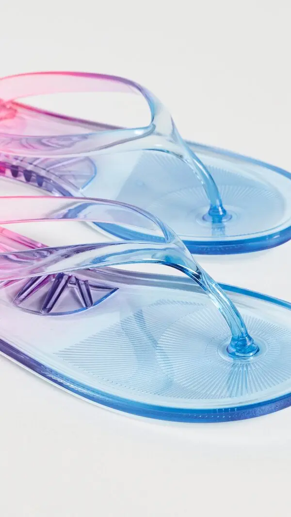 Jeffrey Campbell Beach Day Jelly Flip Flop - Blue Fuchsia Gradient