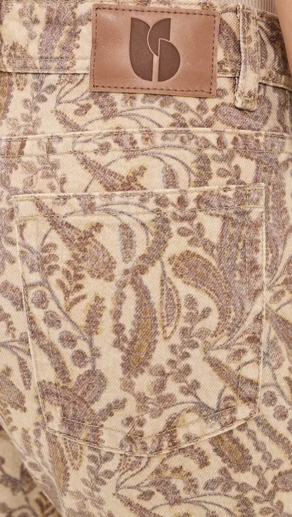Ba&sh Tooty Printed Jeans - Ecru