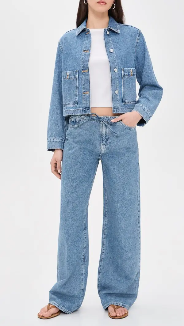 Warp + Weft The Big Easy Wide Leg Jeans