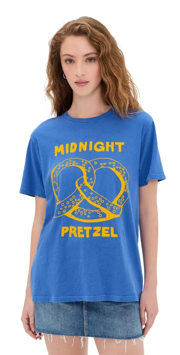 MOTHER The Rowdy T-shirt - Midnight Pretzel