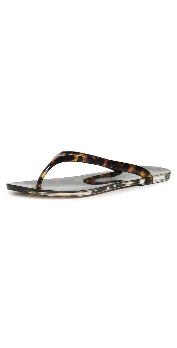 Jeffrey Campbell Beach Day Flip Flops - Tortoise
