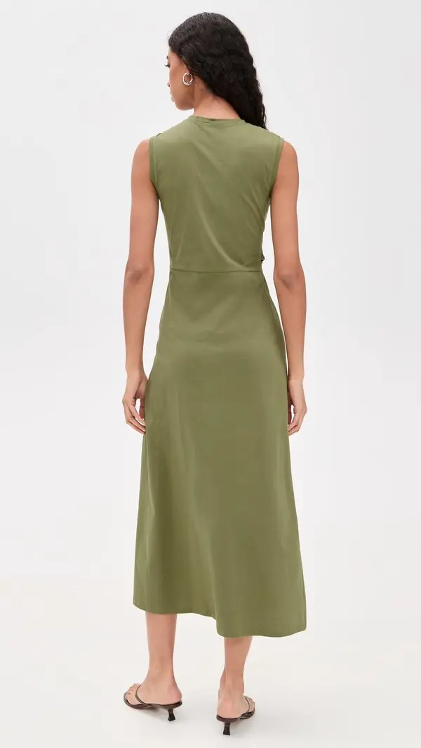 Ulla Johnson Jeune Cotton Midi Dress - Lichen
