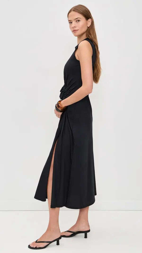 Ulla Johnson Jeune Cotton Midi Dress - Noir
