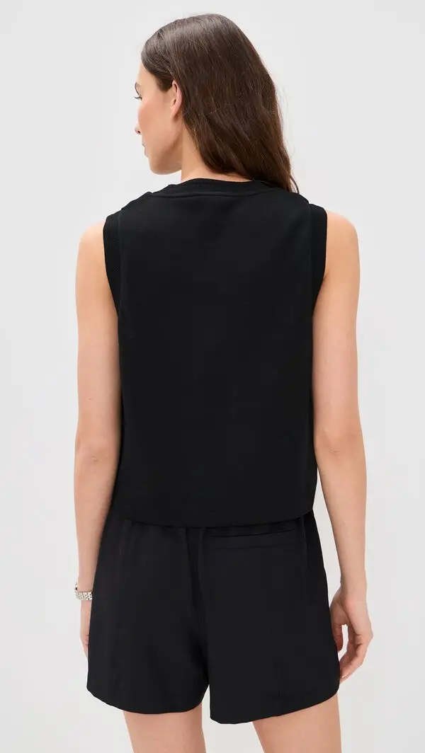 Varley Shea Crop Tank Top - Black