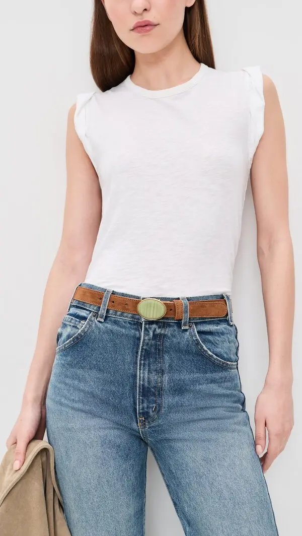 B-low The Belt Kimani Suede Belt - Bronze Jade