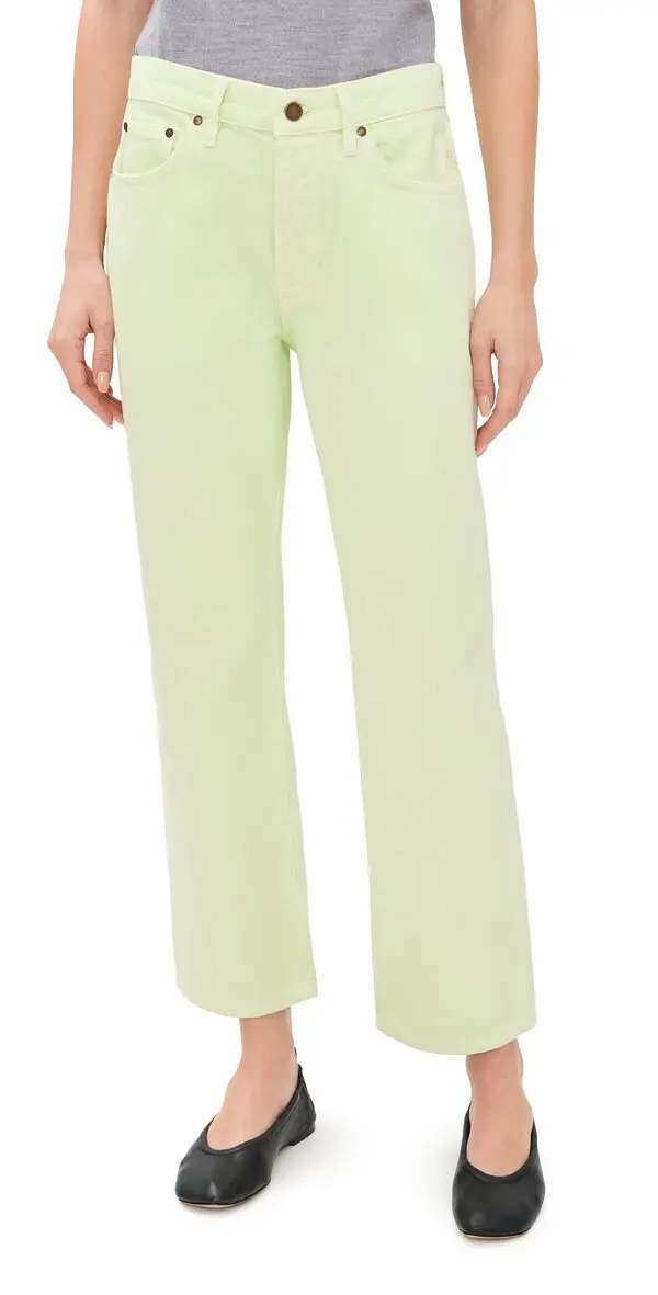 Renggli Straight Leg Jeans - Key Lime