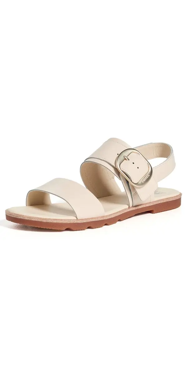 Sorel Ella Iii Slingback Sandals - Honey White/iced Tea