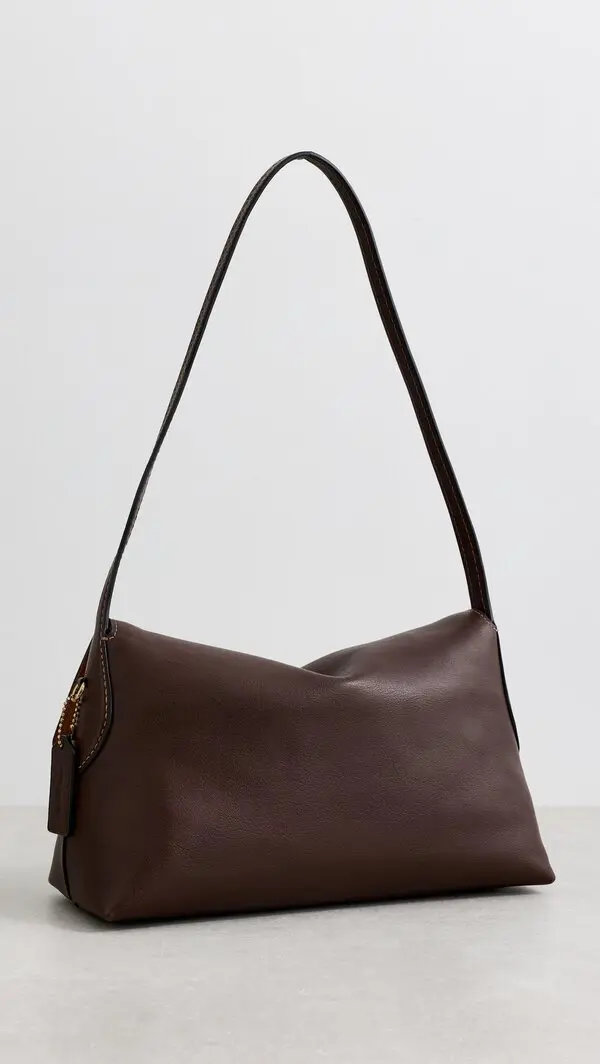 Coach Natural Grain Leather Shoulder Bag - B4/Maple | Editorialist