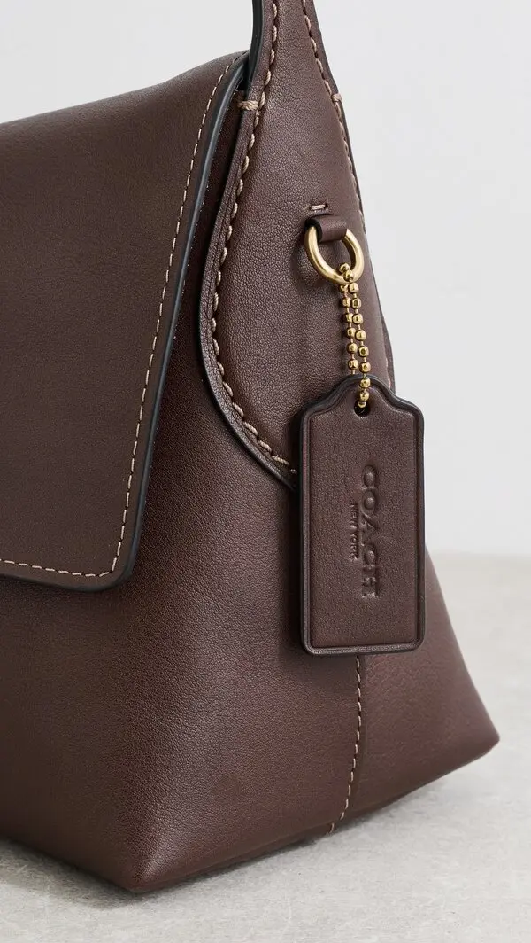 Coach Natural Grain Leather Shoulder Bag - B4/Maple | Editorialist