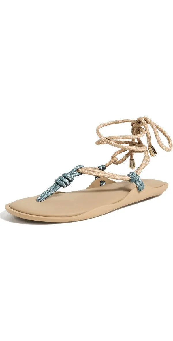 Flowze Twin Rope Sandals - Argilla/teal