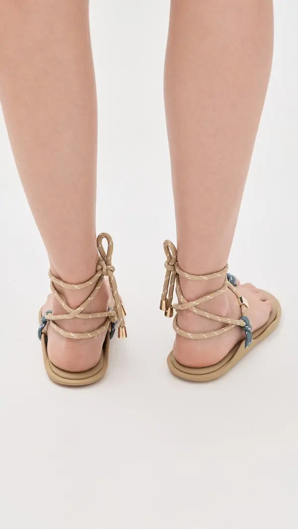 Flowze Twin Rope Sandals - Argilla/teal