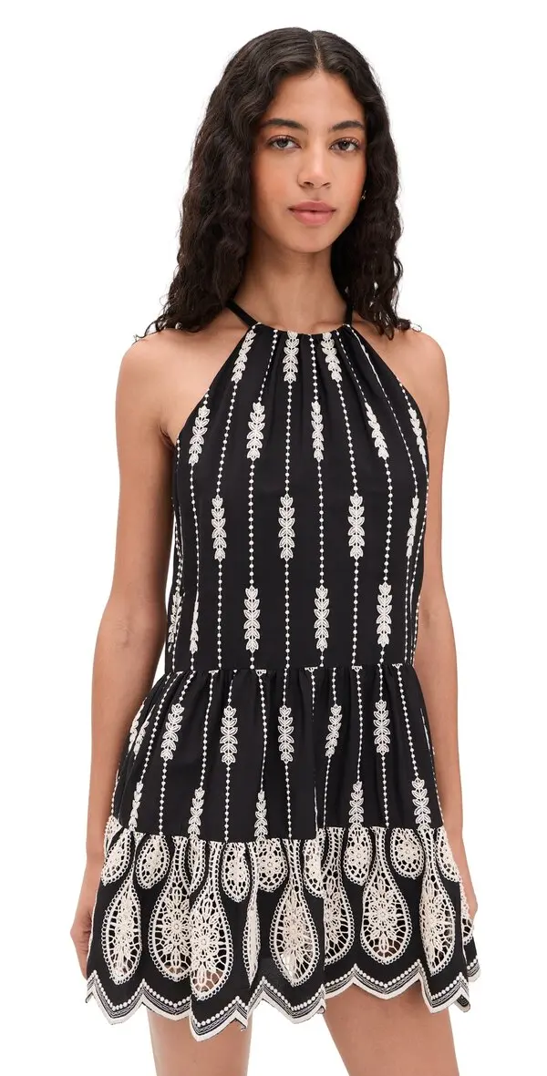 Ramy Brook Kaelyn Dress - Black Lace