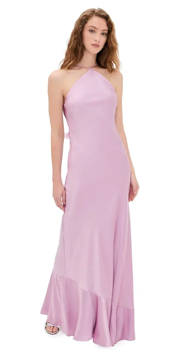 AMUR Camila Maxi Dress - Lumen Lavender