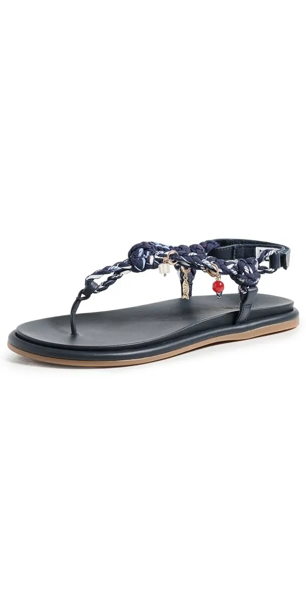 Sperry Isla T-bar Sandals - Navy